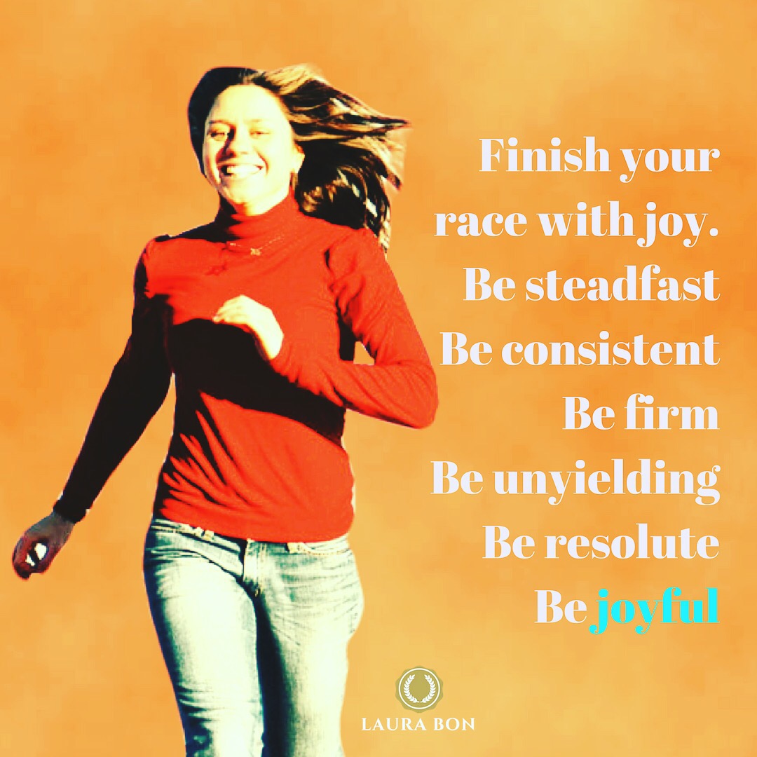 Finish your race – Laura Bon