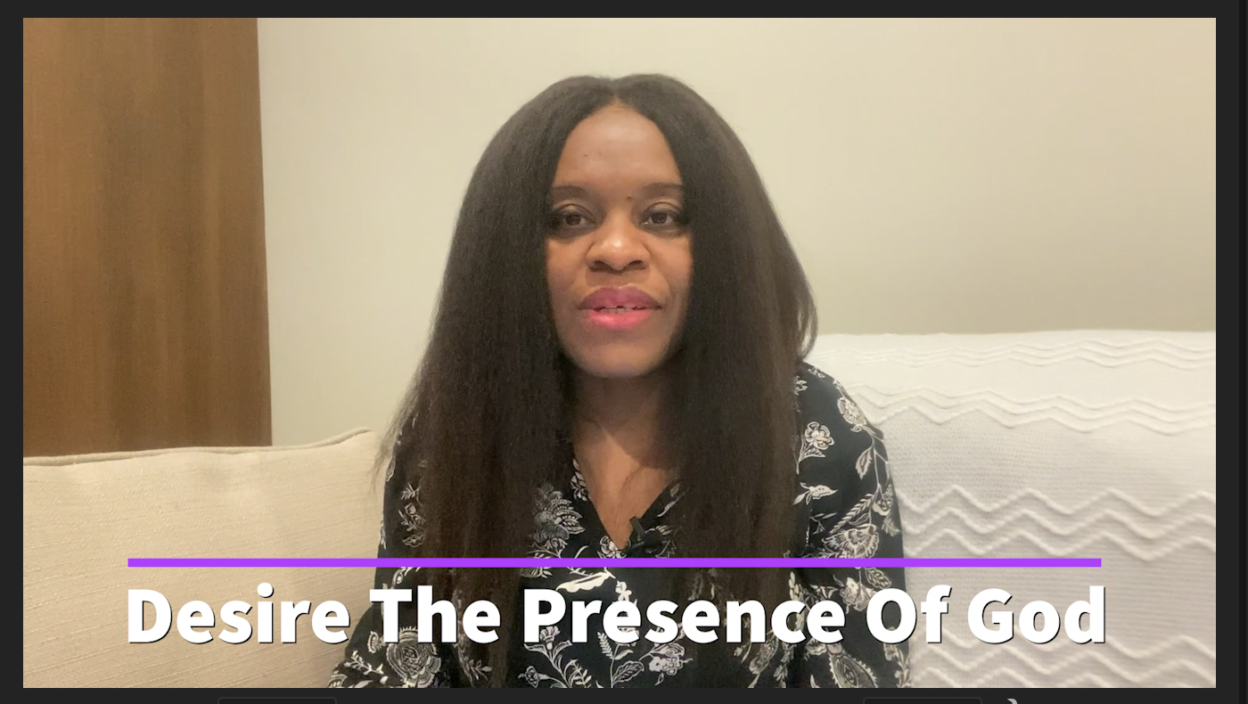 Desire The Presence Of God – Laura Bon